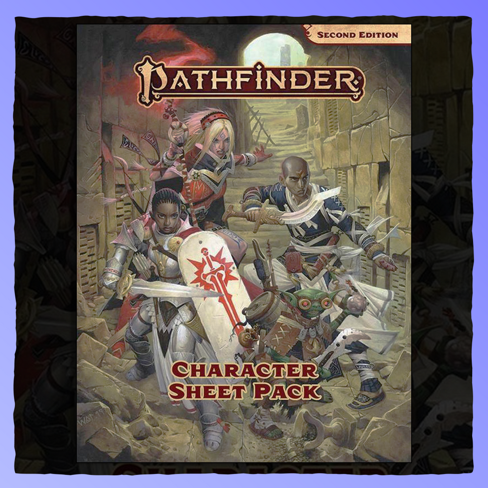 Pathfinder Second Edition - Character Sheet Pack | Retrograde Gaming ...
